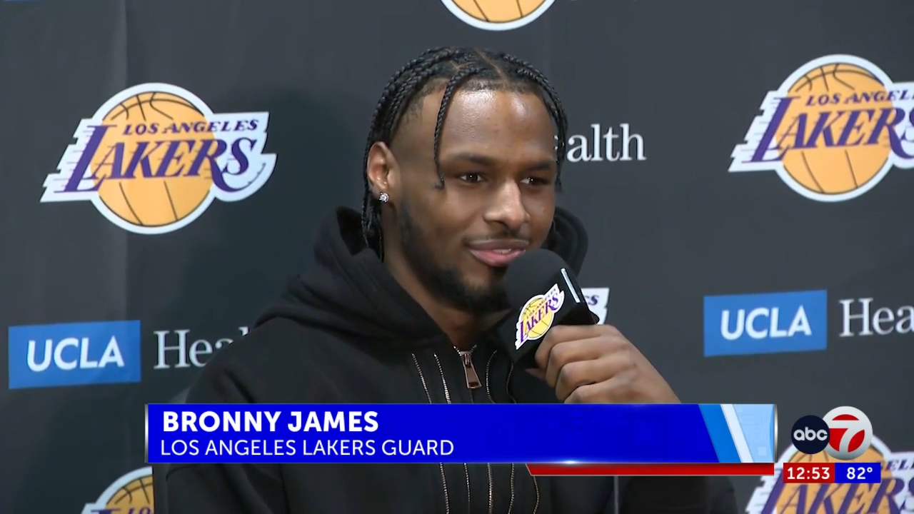 LeBron and Bronny James make history as the NBA's first father-son duo to play together