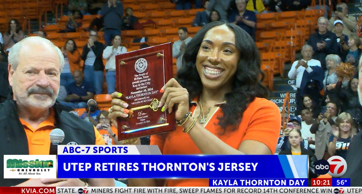 UTEP retires 2024 WNBA Champion Kayla Thornton's jersey - SandJack TV