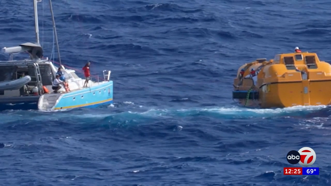 Disney cruise ship rescues 4 people from sinking catamaran - KVIA