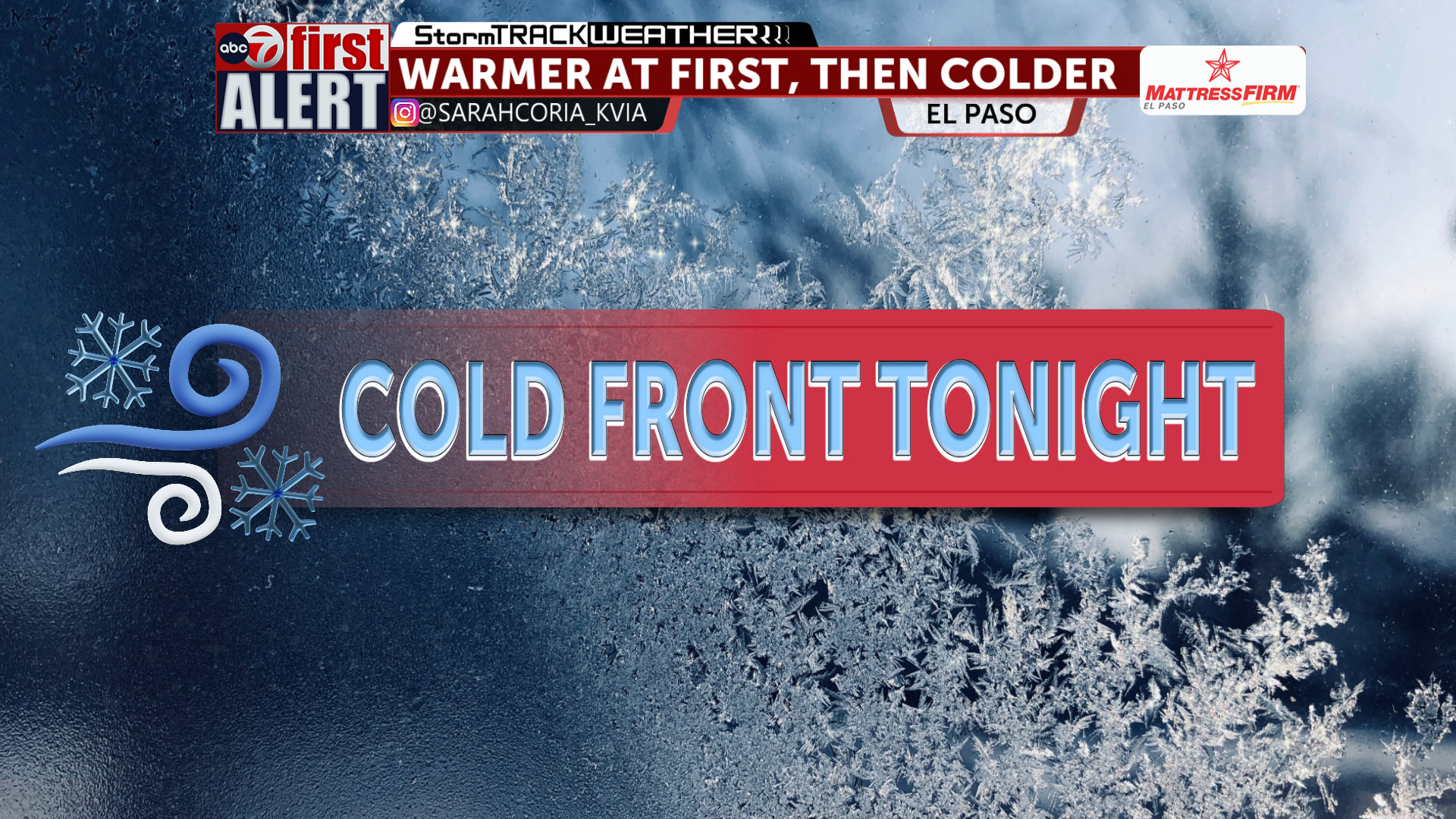 ABC-7 First Alert: Cold front arrives tonight, expects winds, winds ...