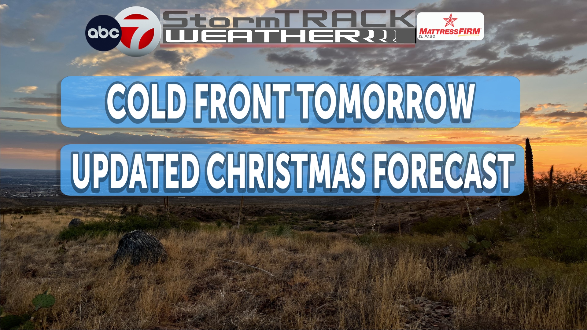 ABC-7 StormTrack Weather - Cooler Wednesday, then warming again. - KVIA