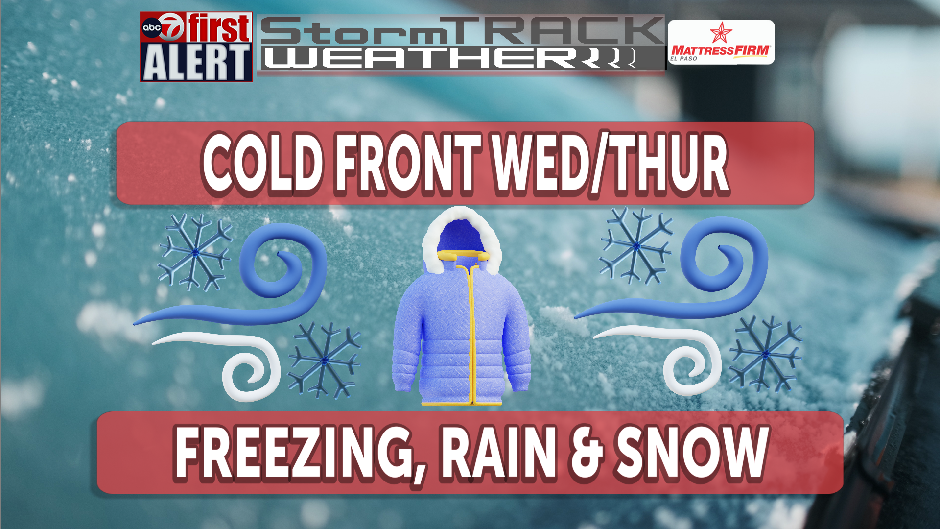 ABC-7 First Alert: Warm today, cold front arrives next week - KVIA