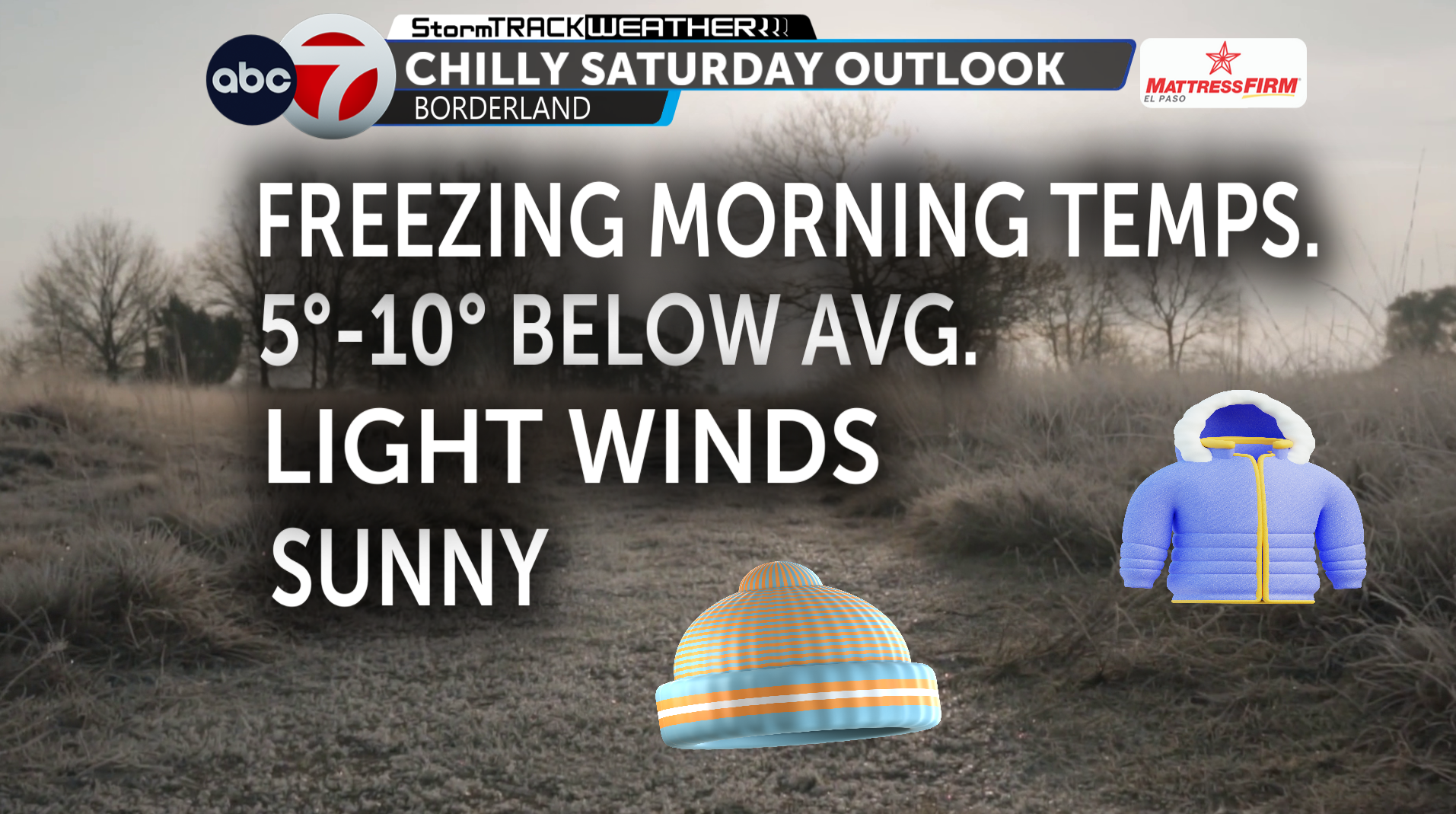 ABC-7 StormTrack Weather: Cold Start to the Week with Slow Warming ...