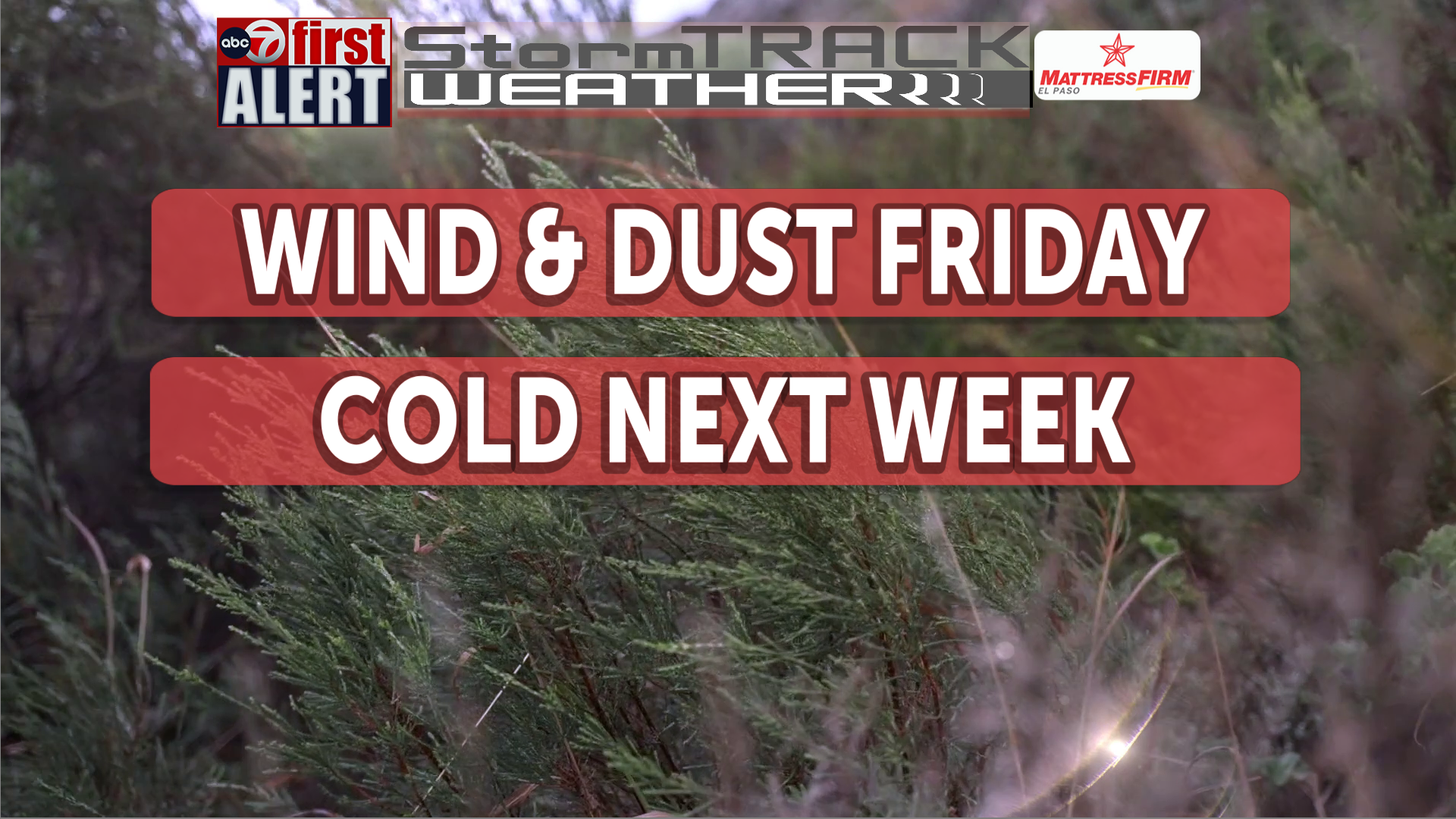 ABC-7 First Alert: Calm today, winds and gusty dusty conditions arrive ...