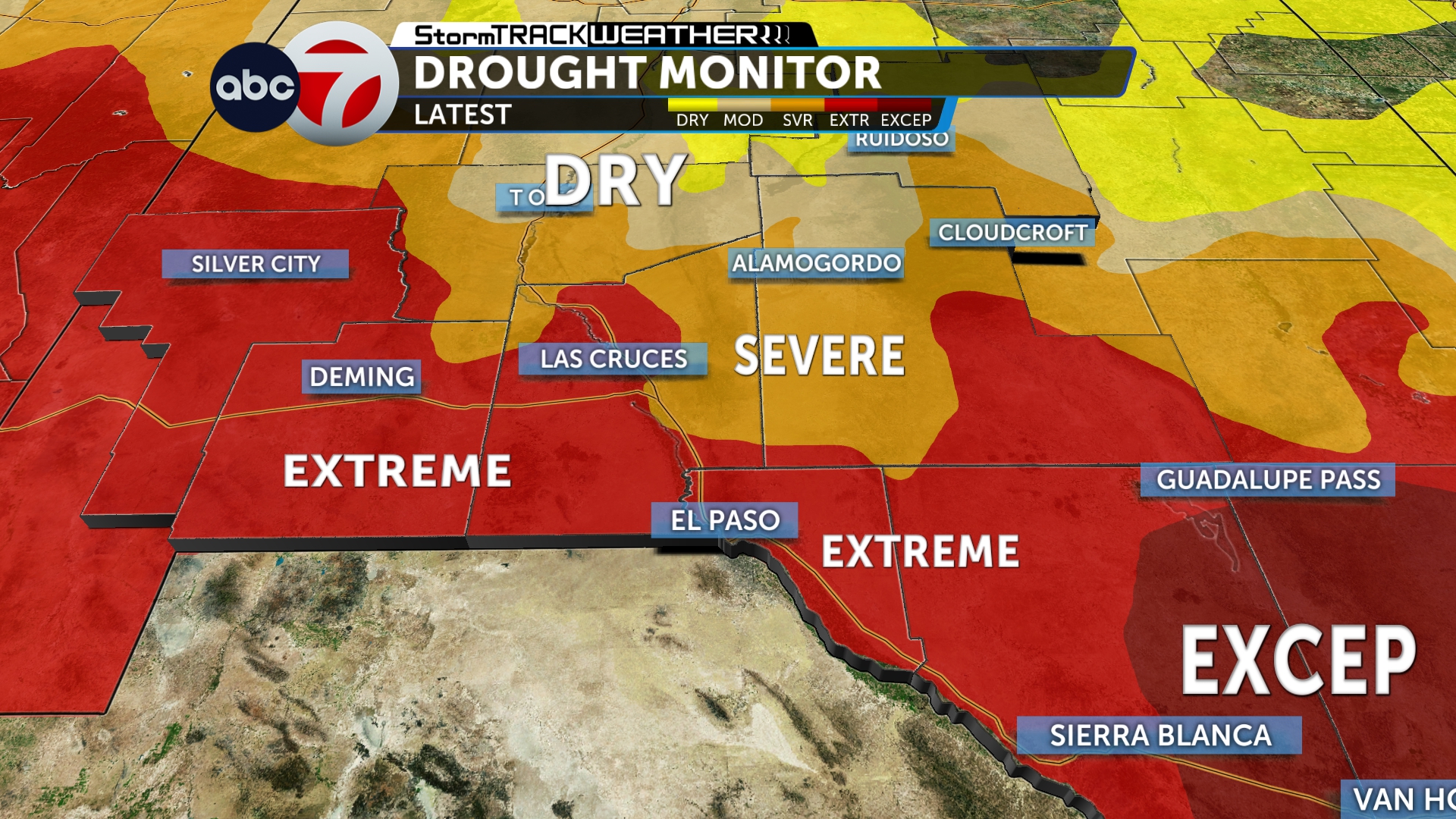 ABC-7 StormTrack Weather - You'll be sweatin' next week - record temps ...