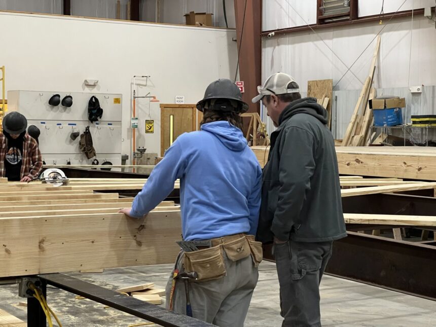Students build homes for Helene victims in high school carpentry class ...