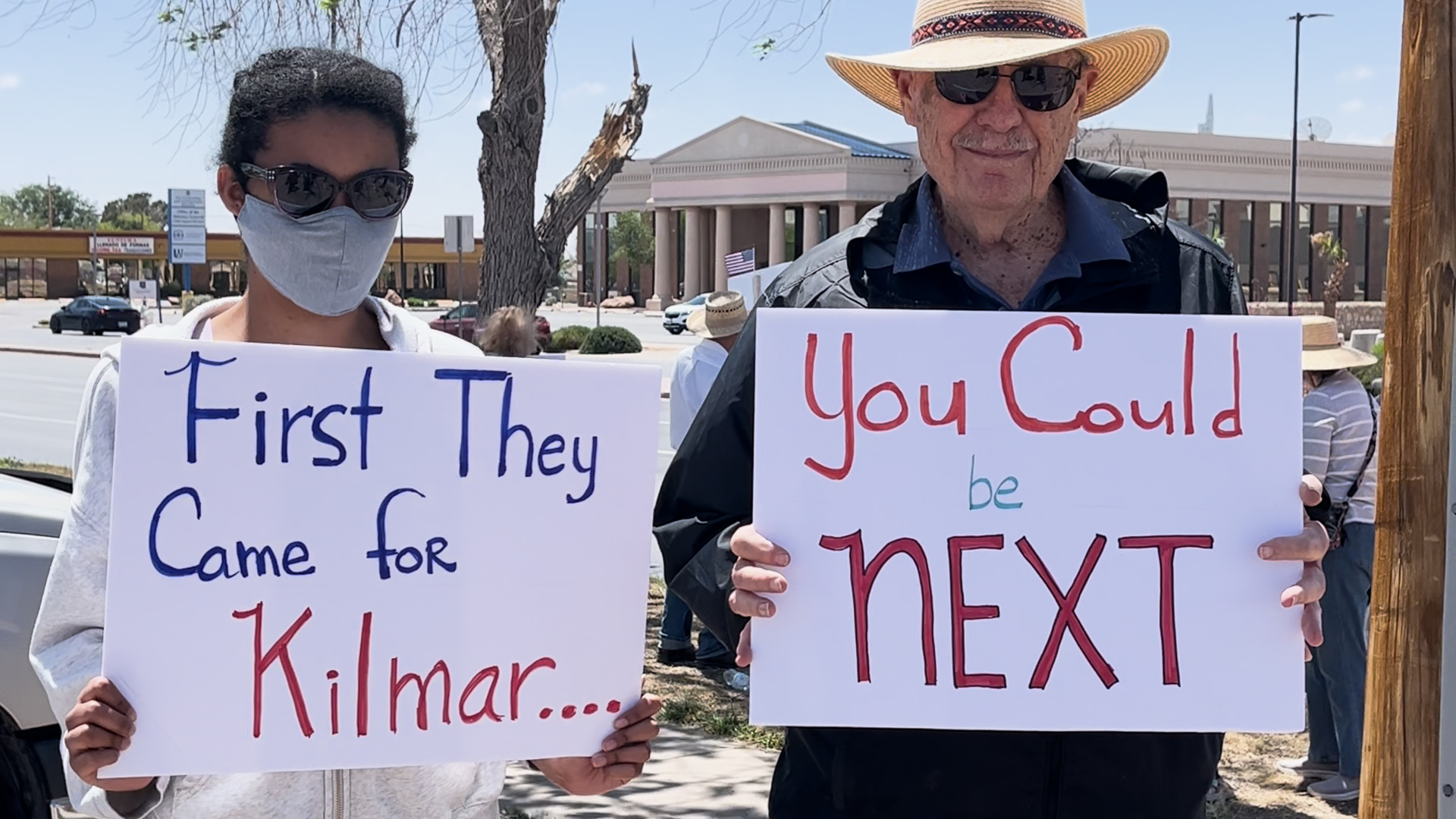 Bring Kilmar Abrego Garcia back protest - KVIA