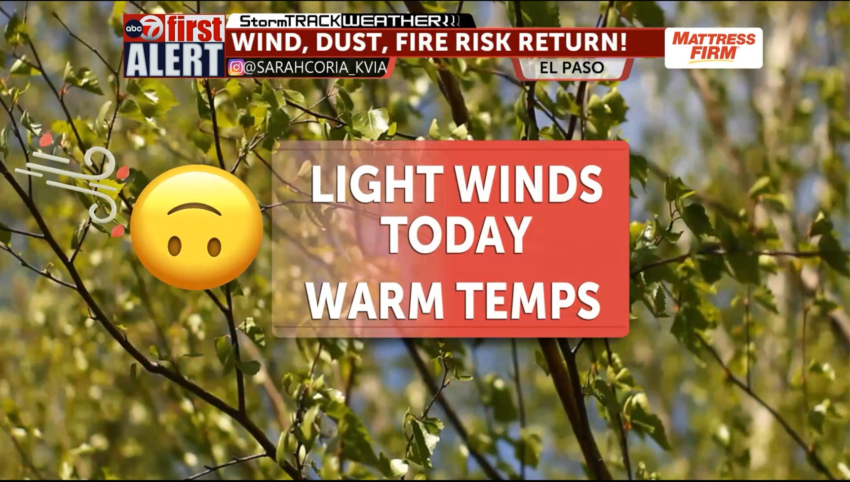ABC-7 First Alert: Warm with light winds today, stronger winds soon - KVIA