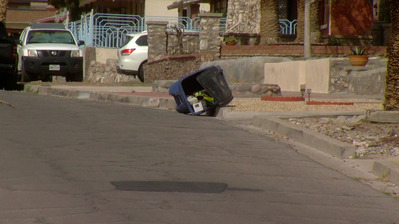 Securing trash on dust storm days - KVIA