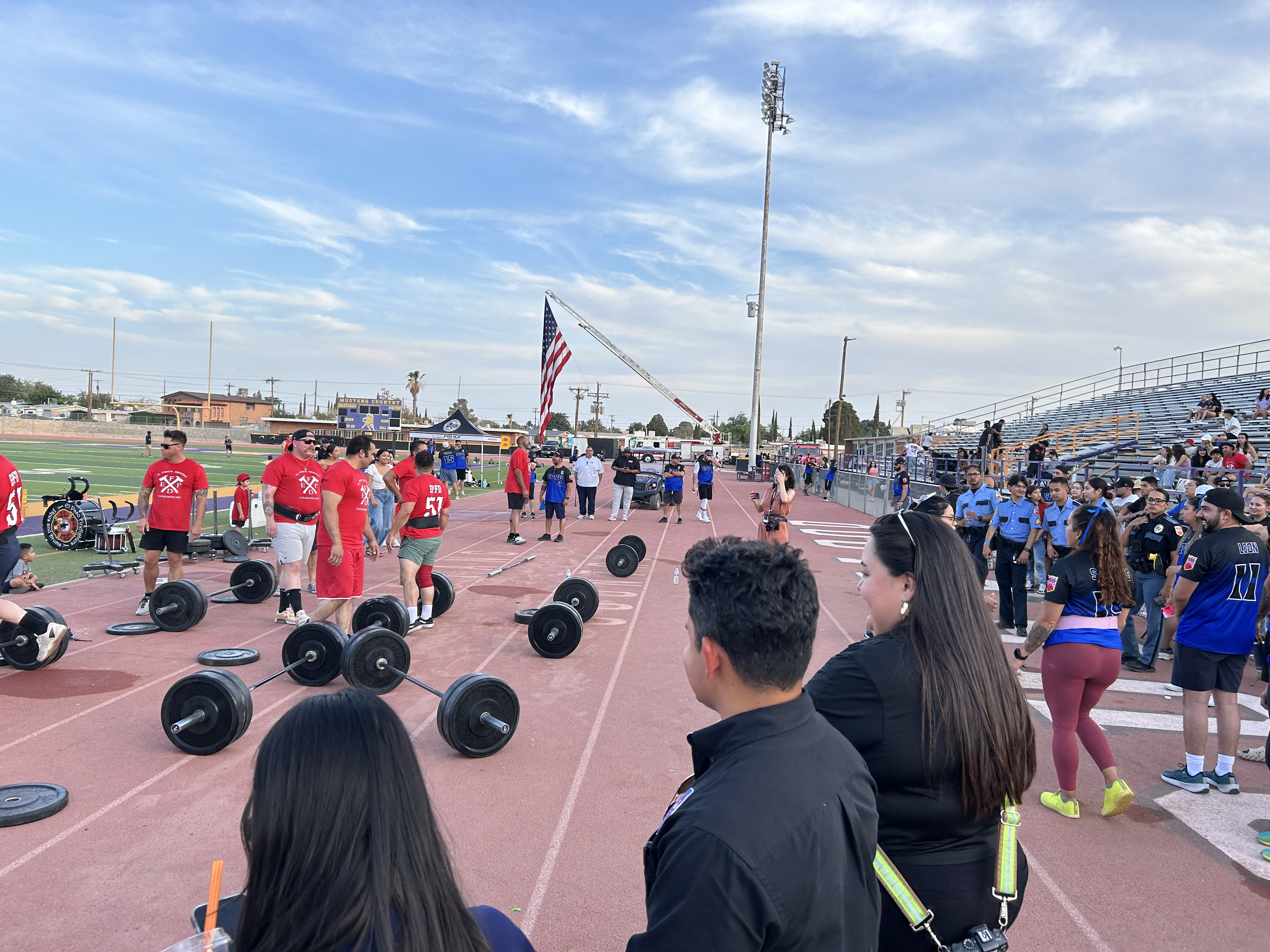 Police and fire compete for charity - KVIA