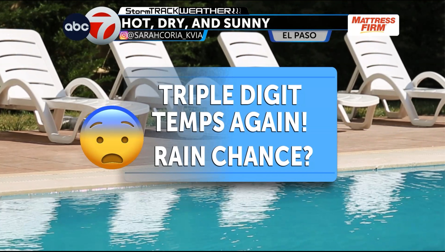 ABC-7 StormTrack Weather: Another hot day with triple digit temps ...