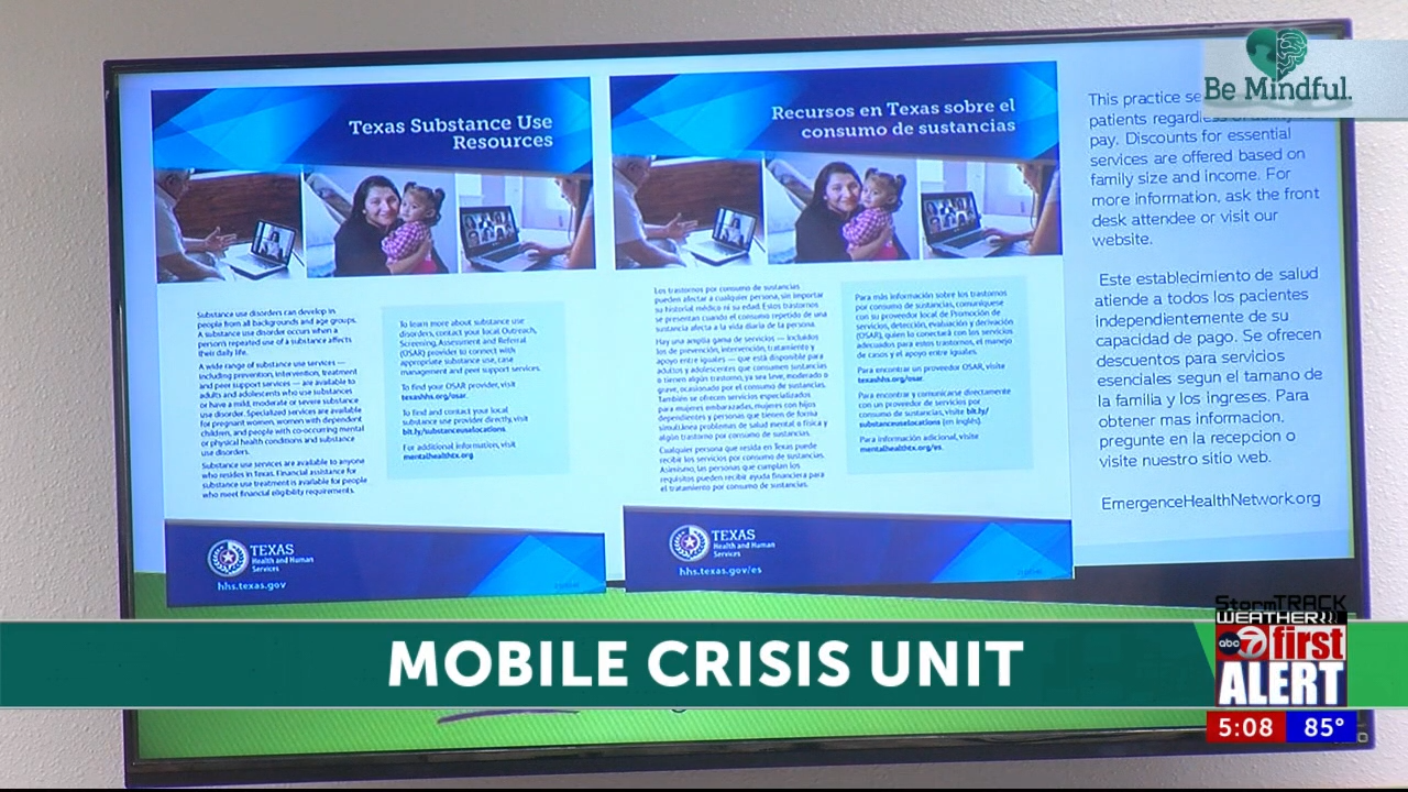 Mental Health Mobile Crisis Unit launches - KVIA