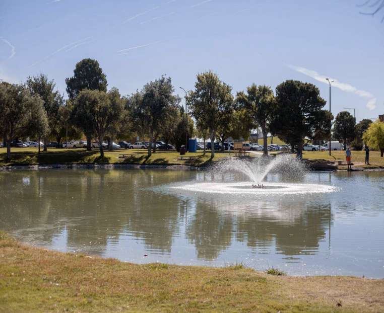 NMSU Alumni Pond loses its water - KVIA