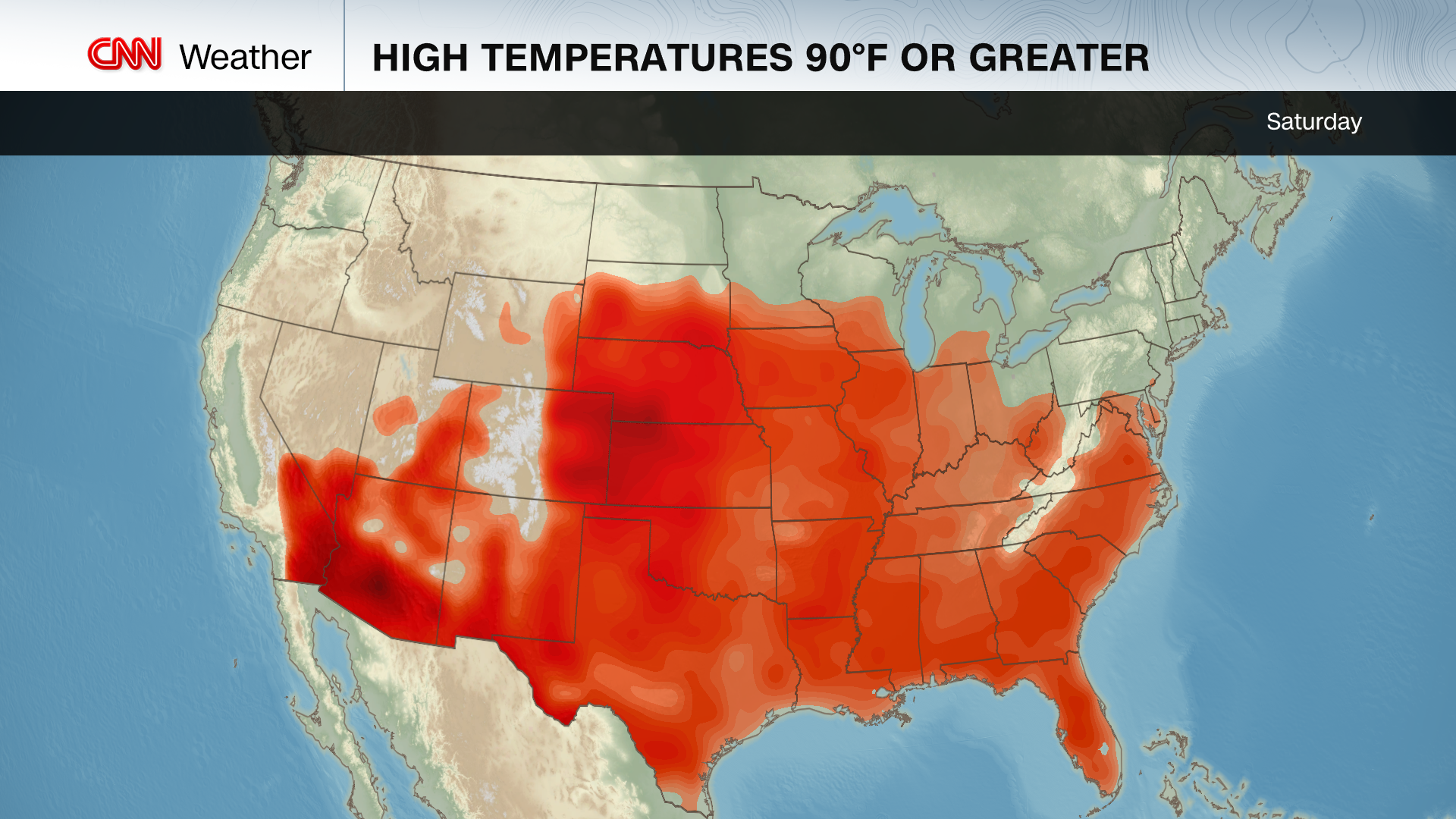 A potent heat dome is building over the US, sending temperatures into ...