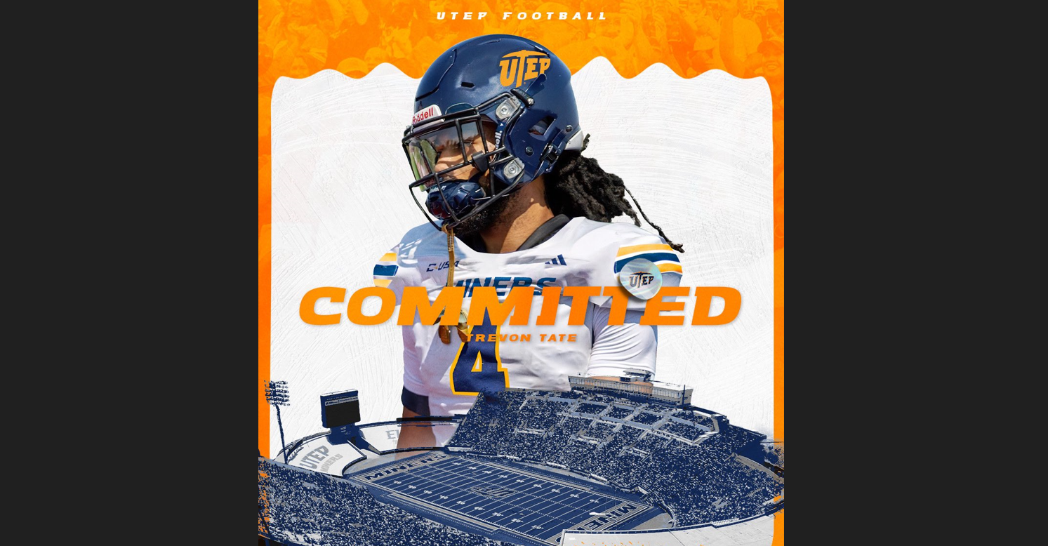 Highly sought after wide receiver Trevon Tate commits to UTEP - KVIA