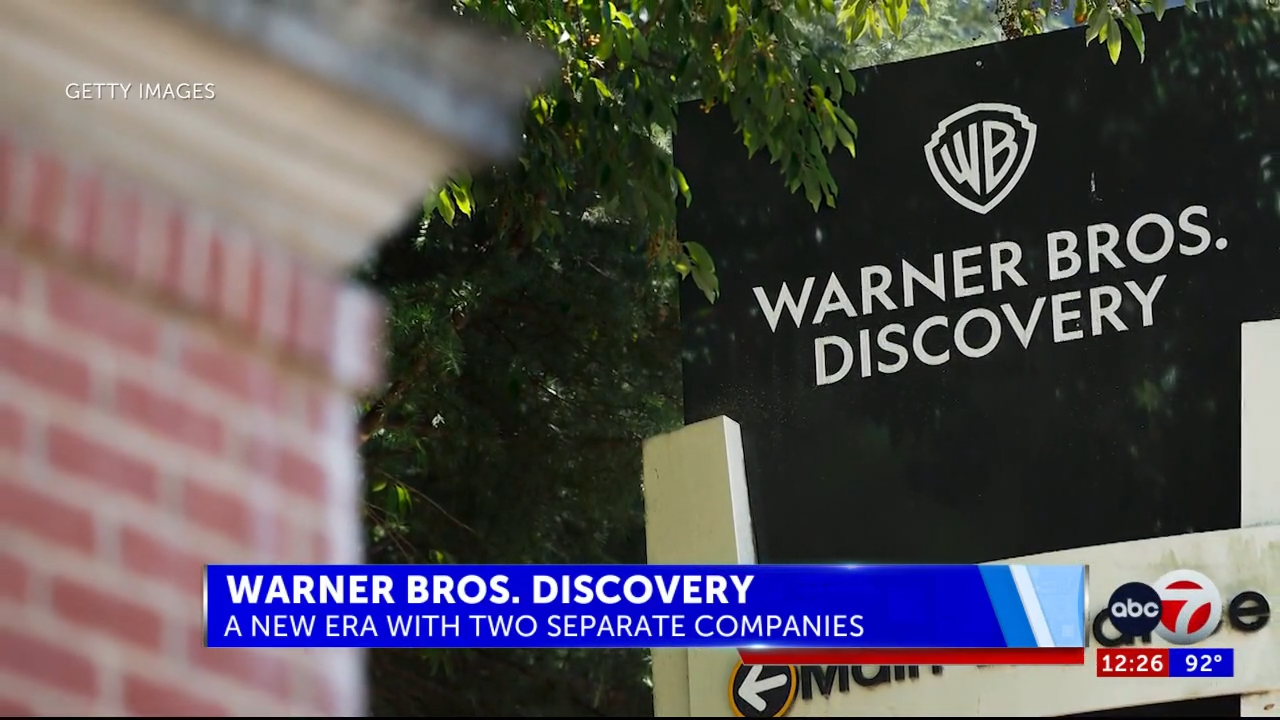 Warner Bros. Discovery to split into 2 companies, dividing cable, streaming services - KVIA