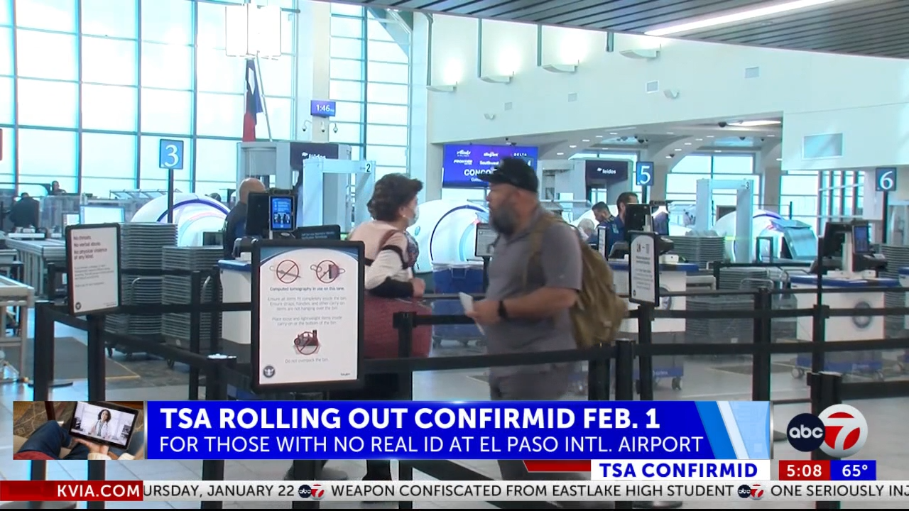 TSA rolling out ConfirmID February 1 for those without Real ID - KVIA