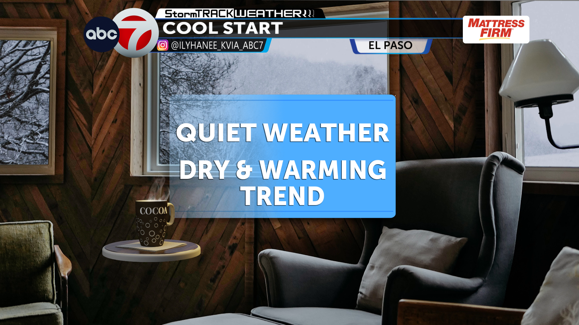 ABC-7 StormTrack Weather: Mild & dry weekend, slight warm-up ahead for ...