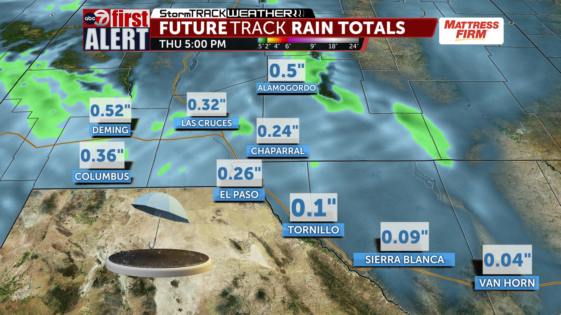 ABC-7 Storm Track Weather First Alert - Get ready - rain, wind and ...