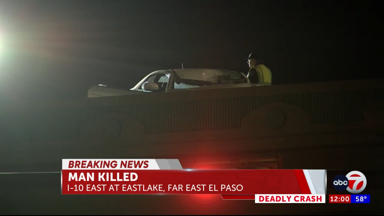 Man killed in crash on I-10 at Eastlake identified - KVIA