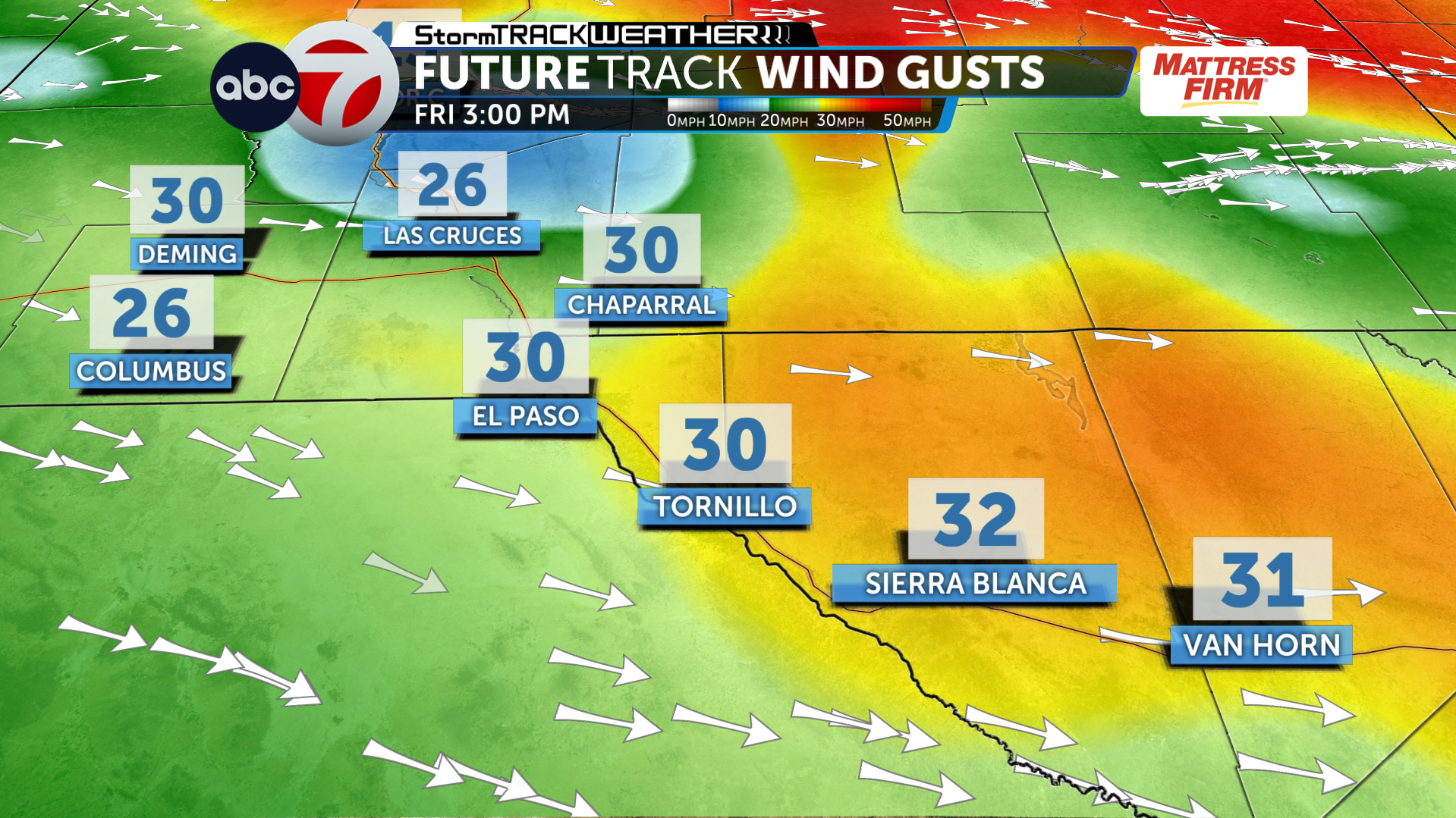 ABC-7 StormTrack Weather: Light rain and breezy winds today, calmer ...
