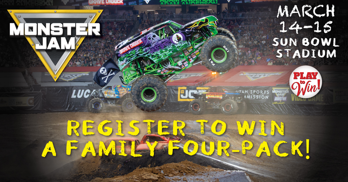MONSTER JAM 2026 - Win a Family 4 Pack - KVIA