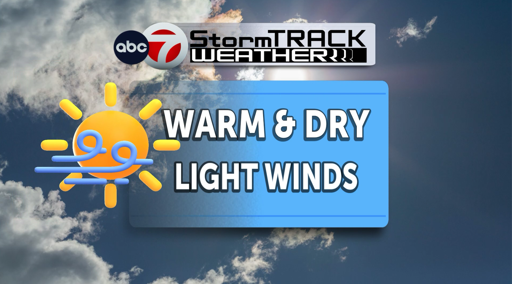 ABC-7 StormTrack Weather: Winds weaken, temps climb, rain chances exit ...