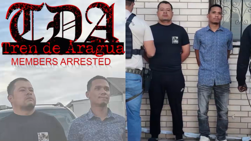 El Paso Sector Border Patrol arrests 2 suspected Tren de Aragua members ...