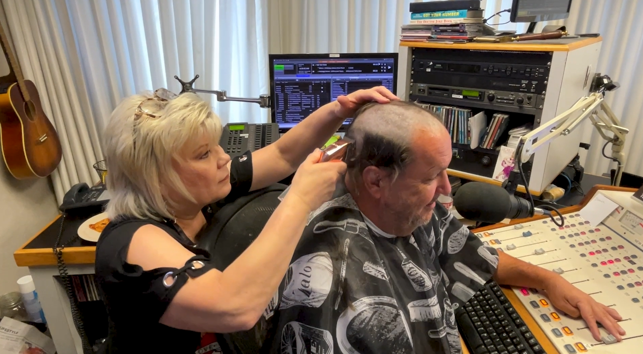 El Paso radio host Buzz Adams gets buzz cut live on air after losing ...